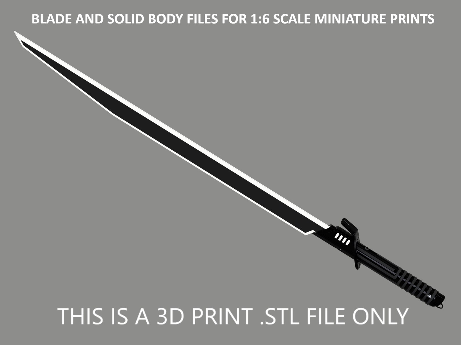 Mandalorian Darksaber 3D Print .STL File - Etsy Canada