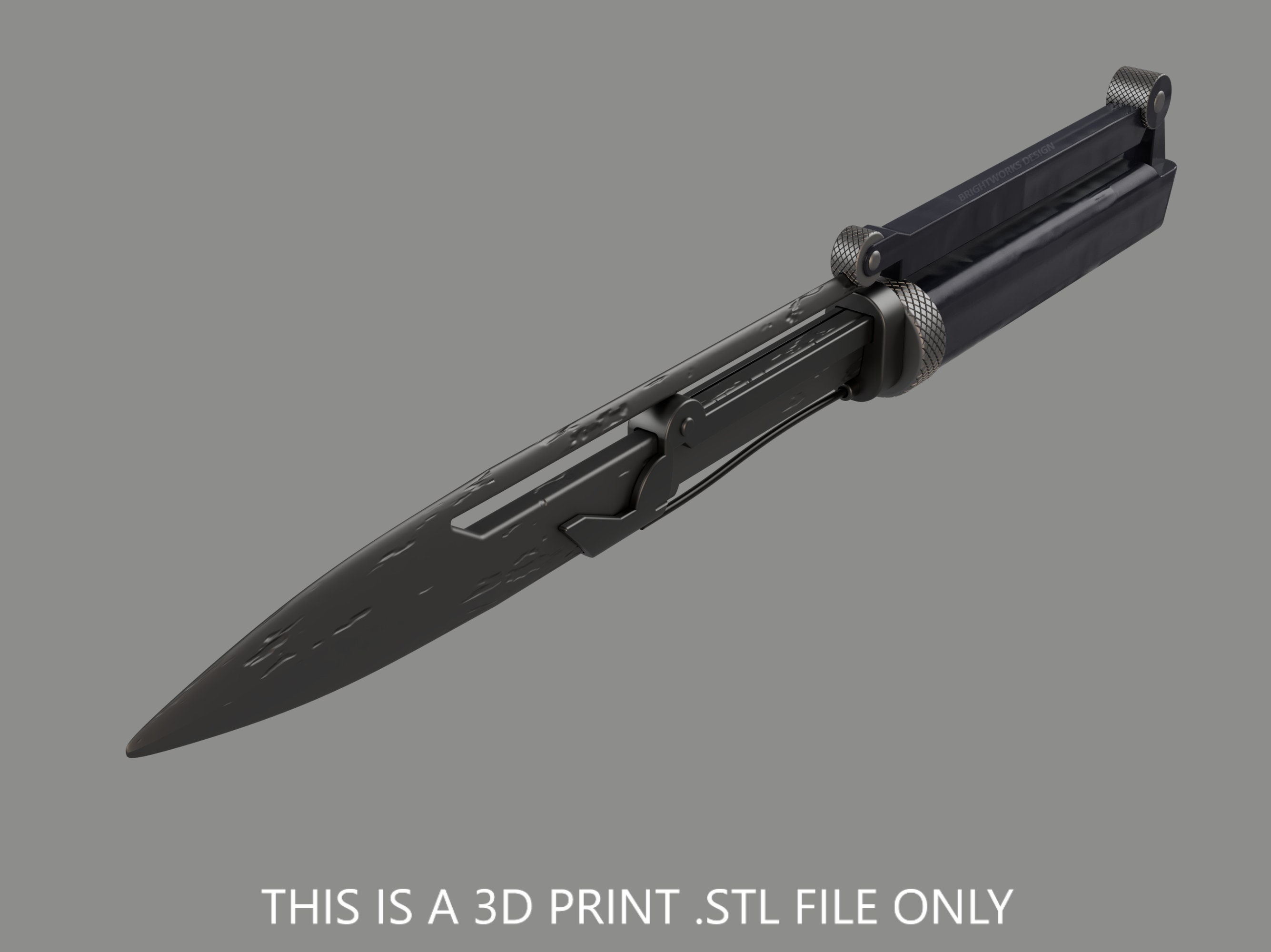 Mandalorian Vibroknife 3D Print .STL File - Etsy