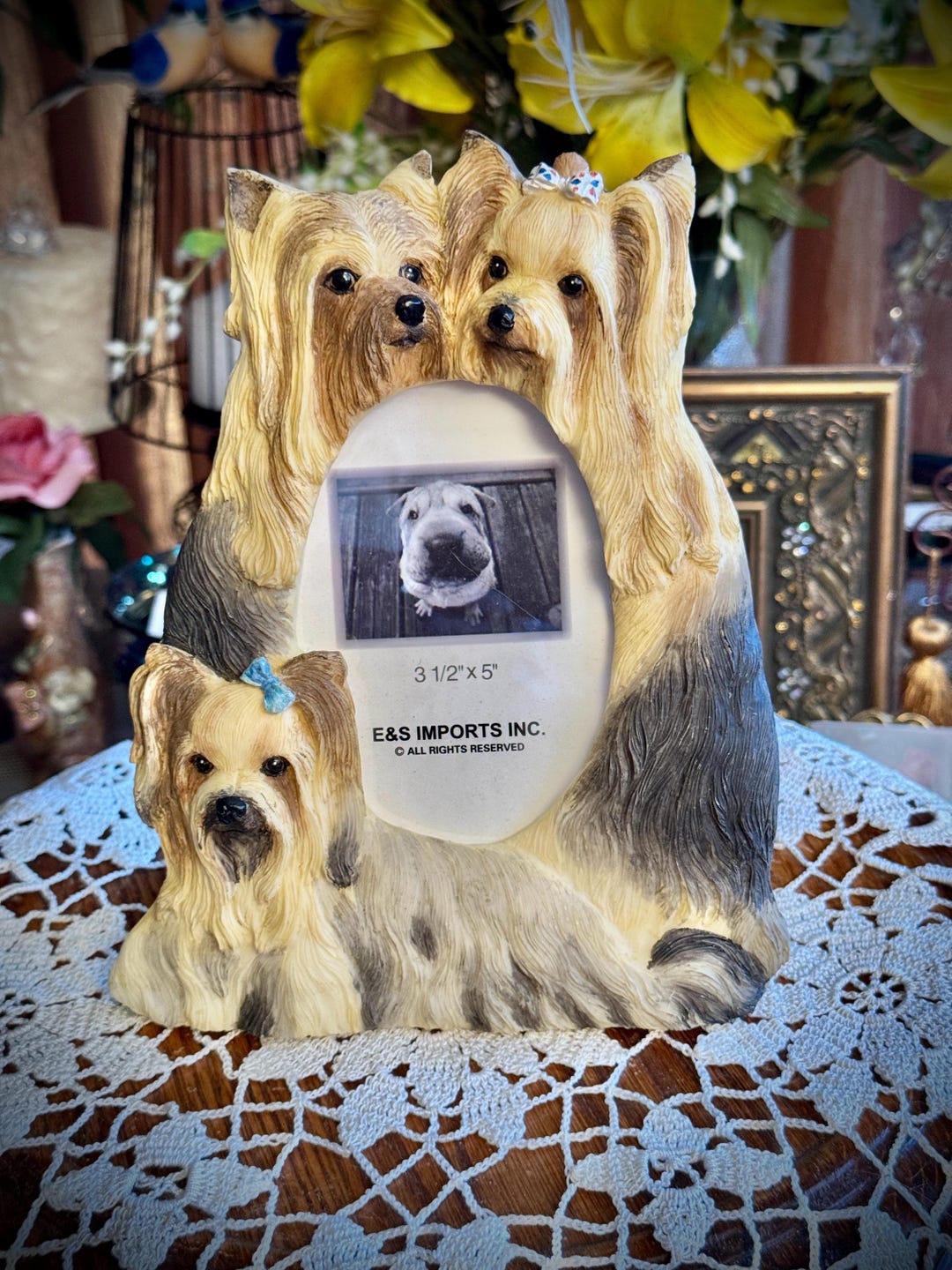 Yorkie Composite Photo Frame - Etsy