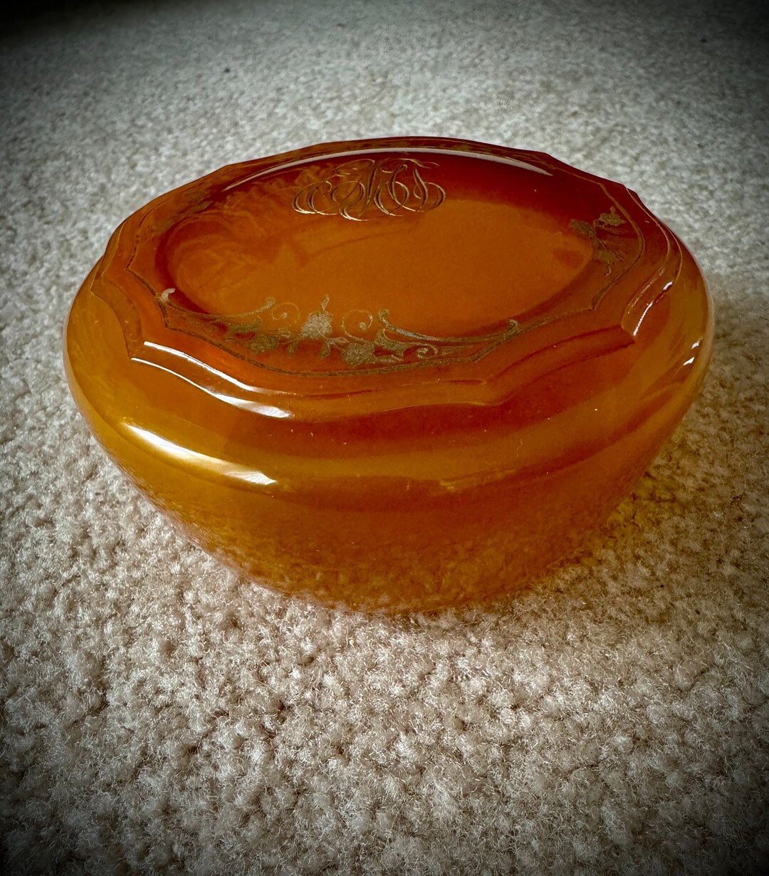 1940s Celluloid Powder Box - Etsy