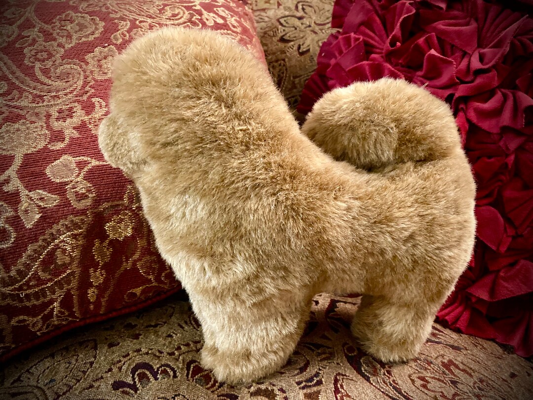 Golden Plush Chow Chow, Cuddly Toy Dog, Stuffed Fur Puppy, Soft Toy - Etsy