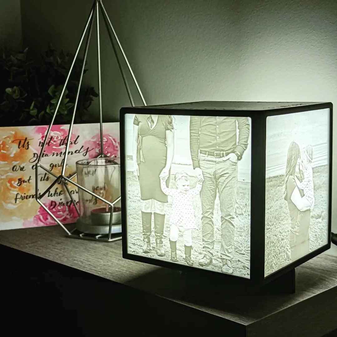 Rotating Lithophane Light Box - Picture Lamp - Etsy