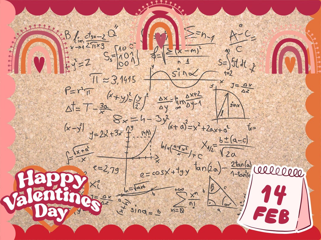 Valentine's Day Printable Bulletin Board Bundle, Happy Valentine's Day ...