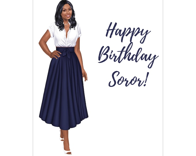 Zeta Phi Beta Happy Birthday, Happy Birthday Soror, Zeta Phi Beta Gift ...