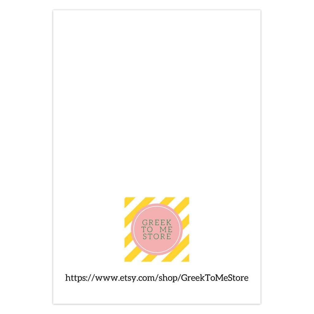 Congratulations Soror Card, Delta Sigma Theta Inspired Greeting Card ...
