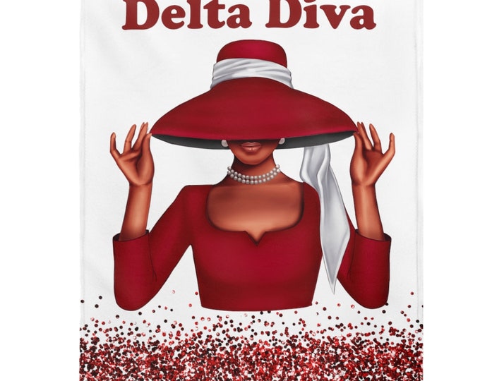 Delta Sigma Theta Inspired Birthday Card Devastating Diva Greeting Card ...