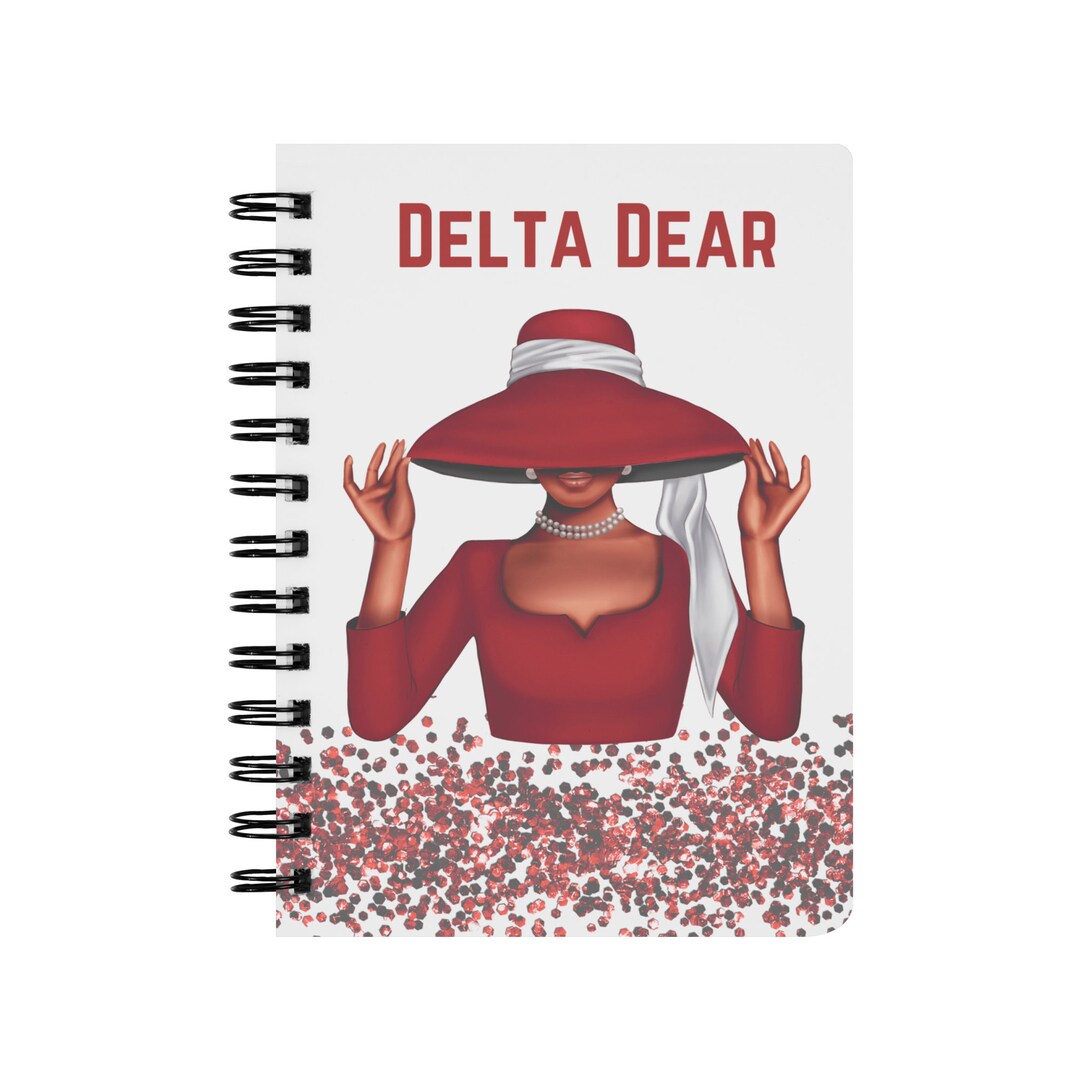 Delta Dear Spiral Notebook, Gift for Deltaversary Inspired by Delta ...