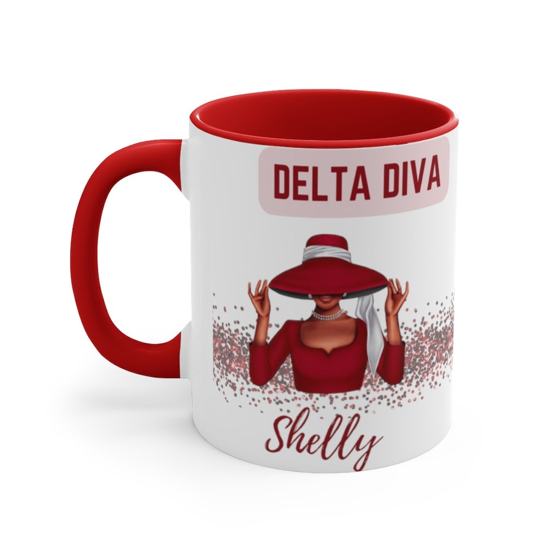 Personalized Delta Diva Mug, Gift Inspired by Delta Sigma Theta ...