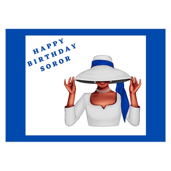 Zeta Phi Beta Birthday Cards - Etsy