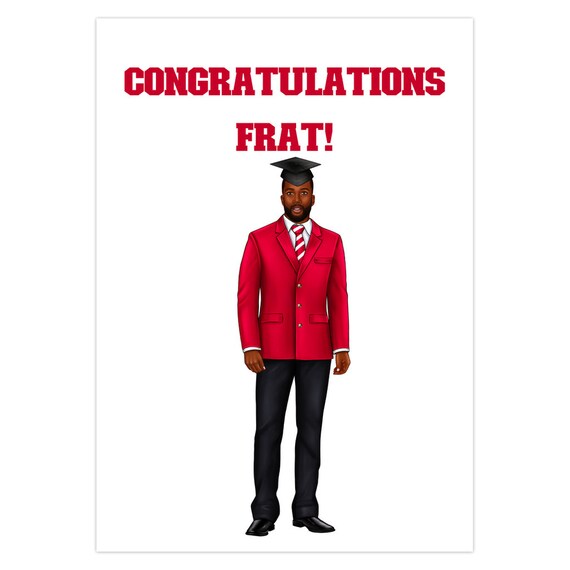 1911 Fraternity Graduation Card Congratulations Frat Kappa - Etsy