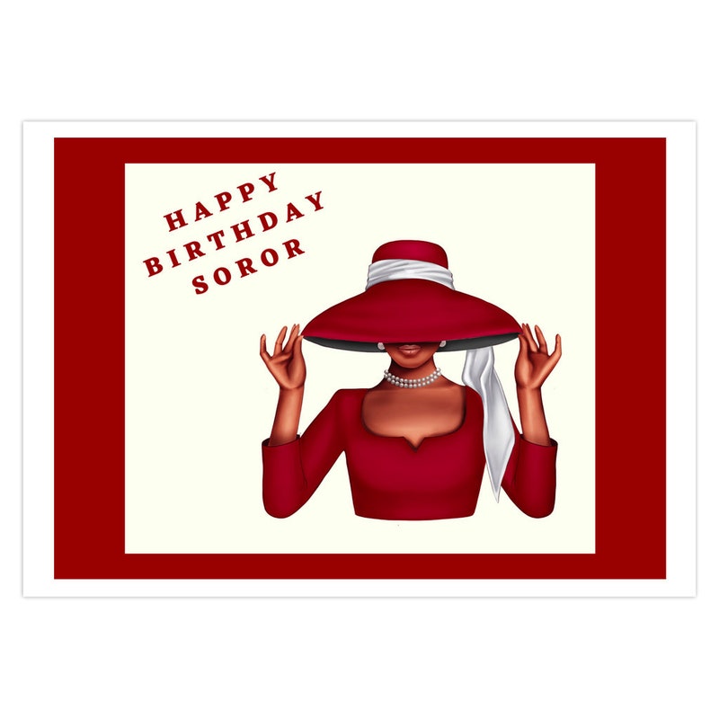 Delta Sigma Theta Sorority Birthday Card - Etsy