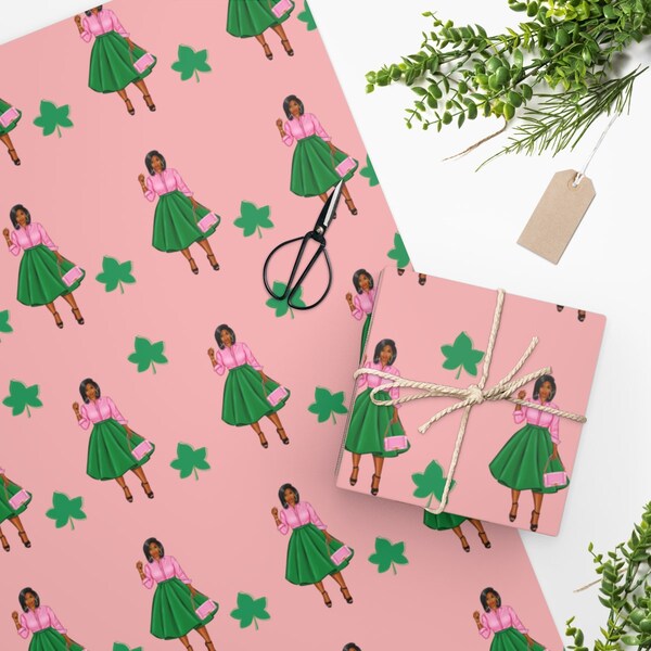 Black Woman Wrapping Paper - Etsy