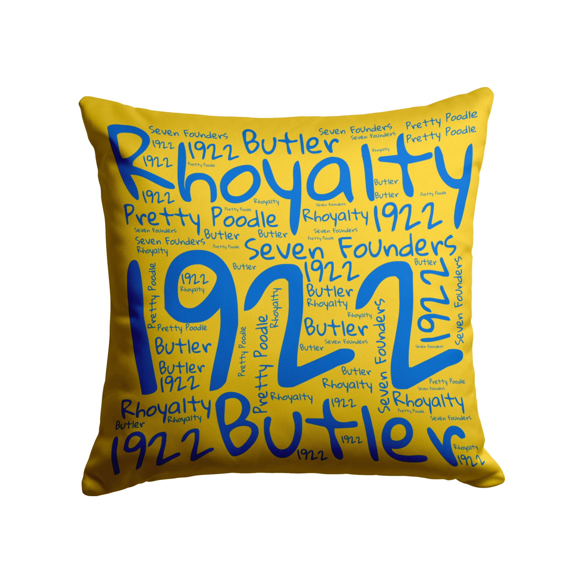 Blue and Gold 1922 Pillow Inspired by Sigma Gamma Rho - Etsy