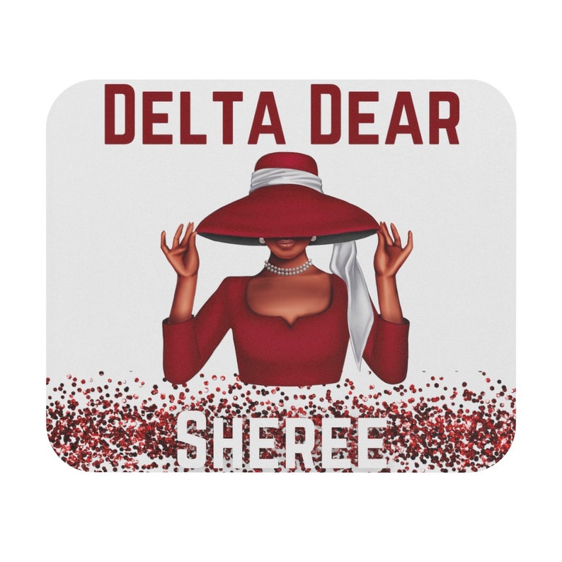 Delta Dear Crimson and Cream 1913 Fashionable Mousepad Mouse - Etsy