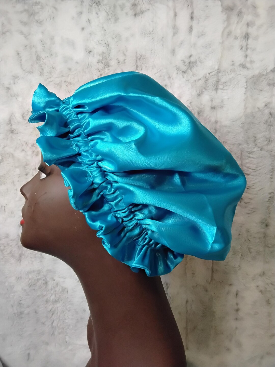 Ruffle Button Adjustable Bonnet (satin) - Etsy