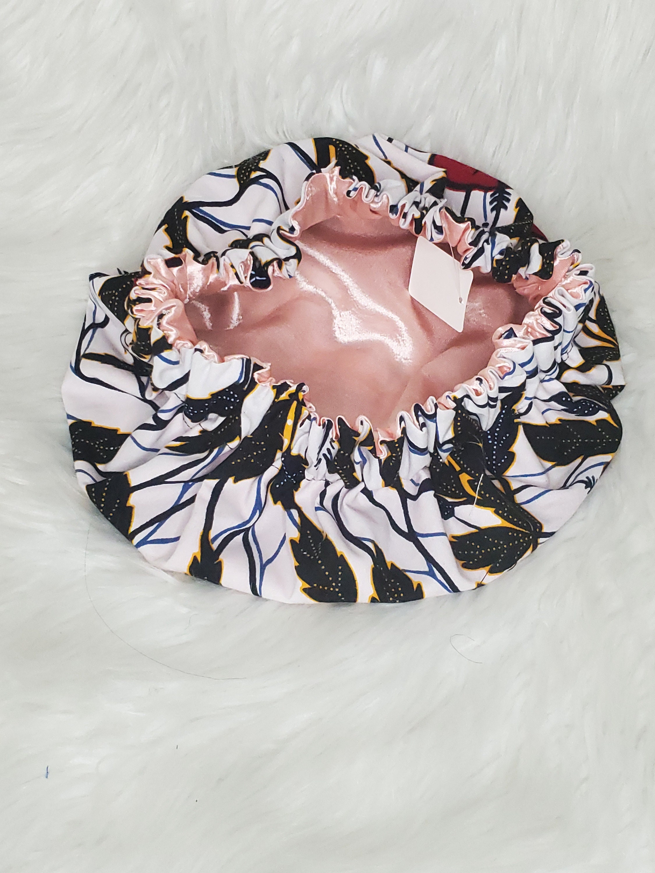 African Print Bonnets Satin Lined - Etsy