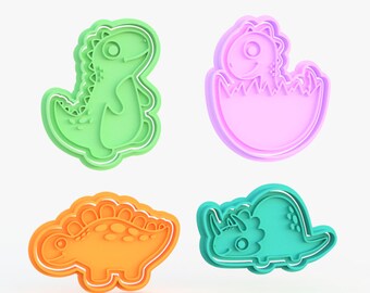 Cute Dinosaur Cookie Cutter - Etsy