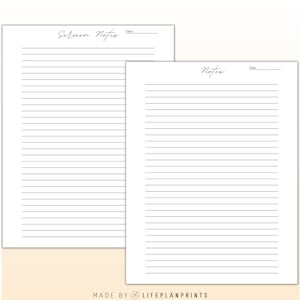 Faith Journal | Printable Bible Study Sheets | Sermon Notes | Prayer ...