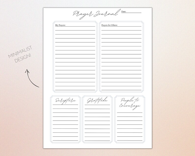 Faith Journal Printable Bible Study Sheets Sermon Notes - Etsy