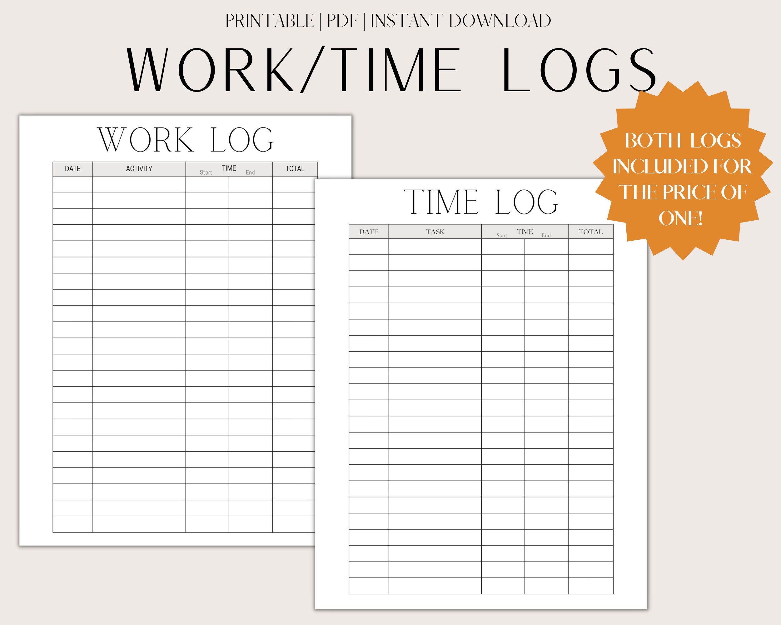 Time Log Work Log Work Tracker Job Tracker Time Tracker Project Time ...