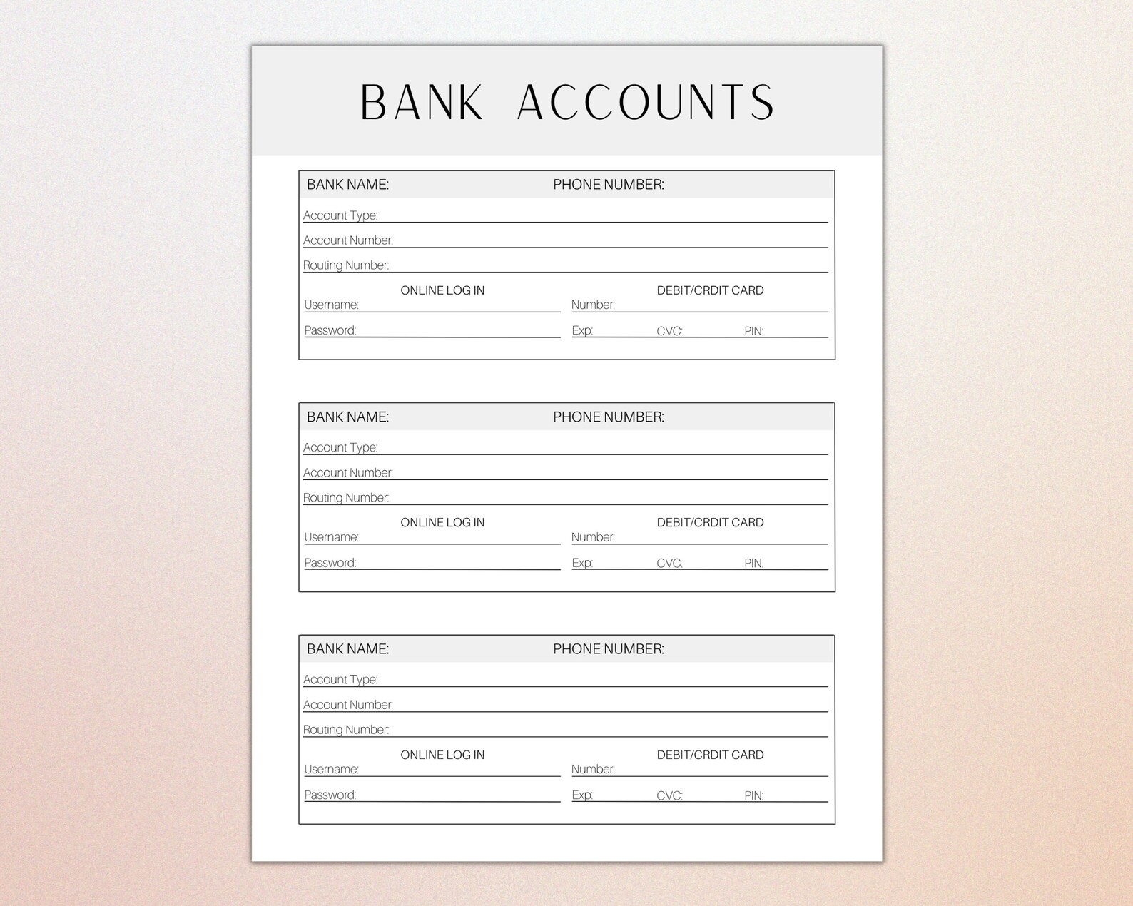 Printable Emergency Preparedness Binder Emergency Preparedness ...