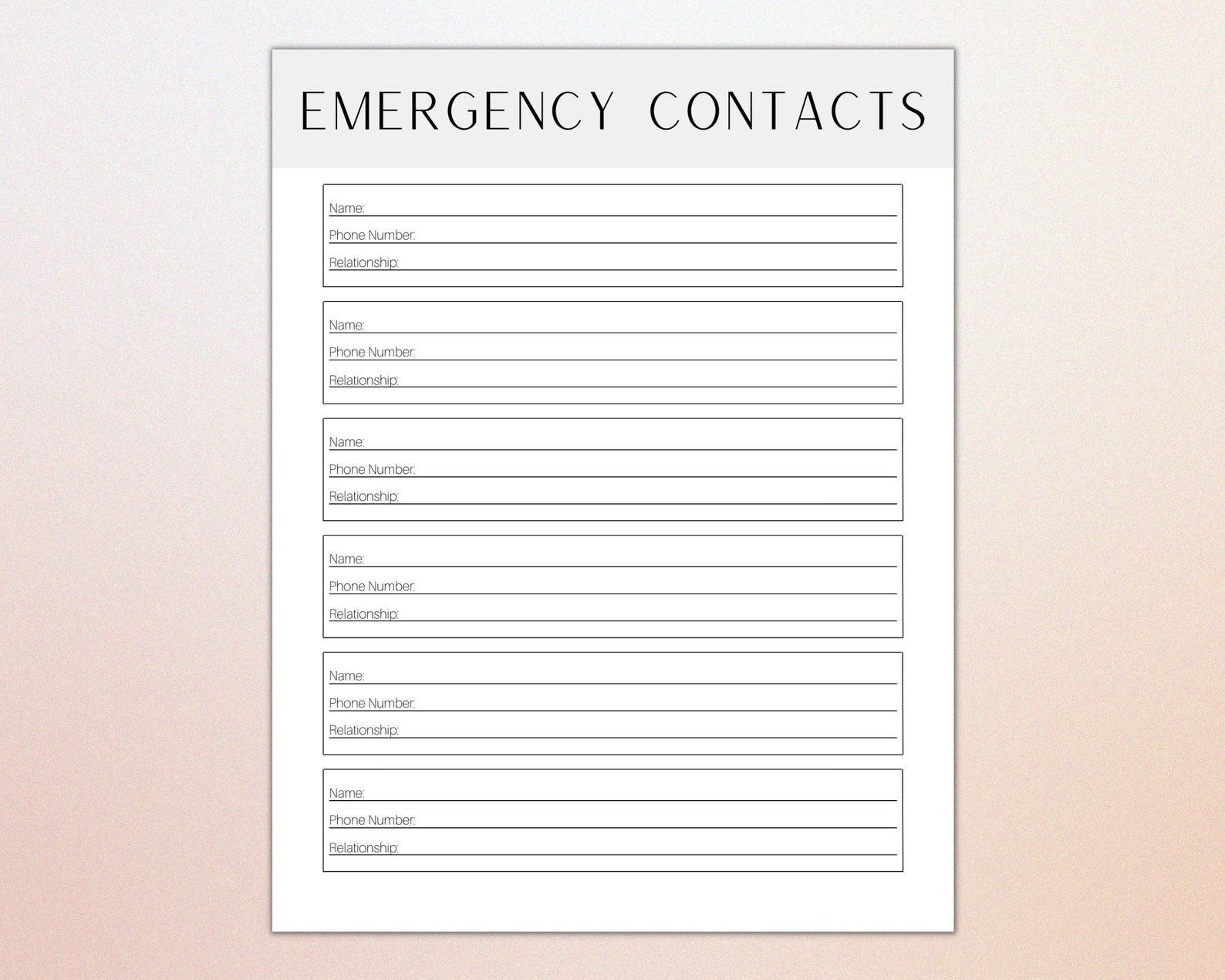 Printable Emergency Preparedness Binder Emergency Preparedness ...