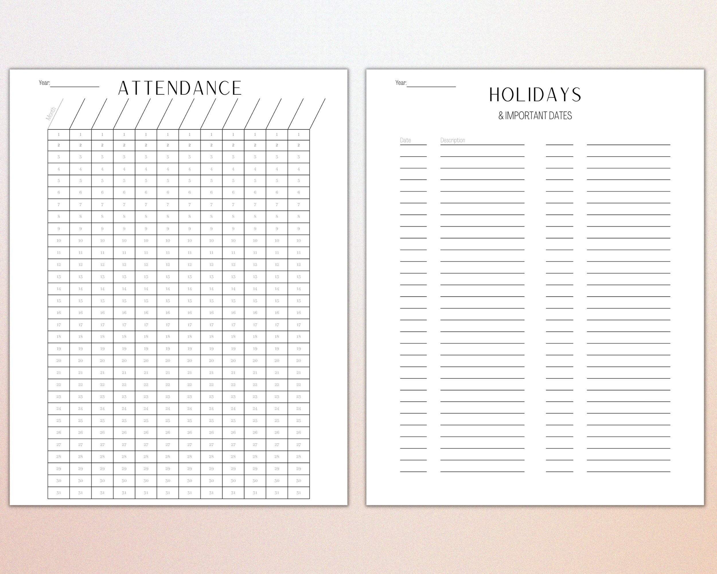 Printable Homeschool Portfolio Binder Pages Portfolio - Etsy