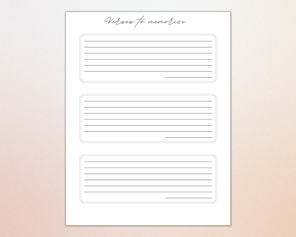 Faith Journal Printable Bible Study Sheets Sermon Notes - Etsy