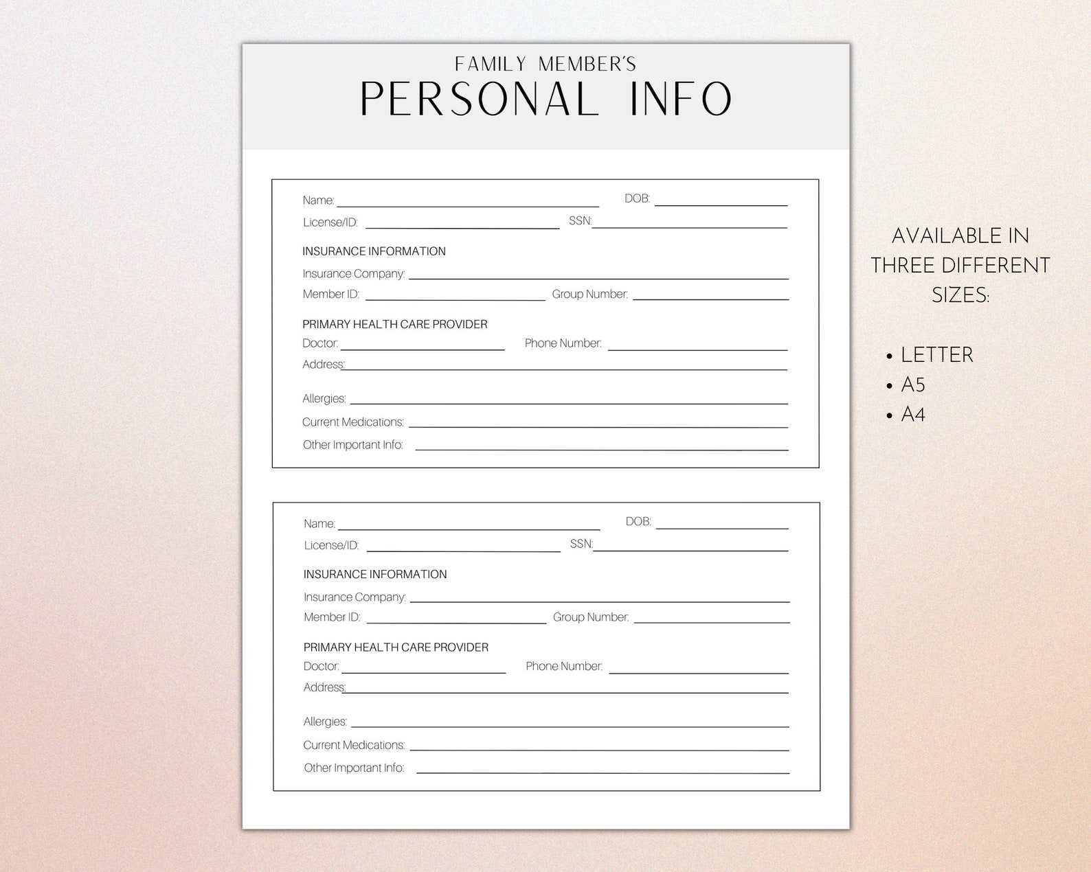 Printable Emergency Preparedness Binder Emergency Preparedness ...