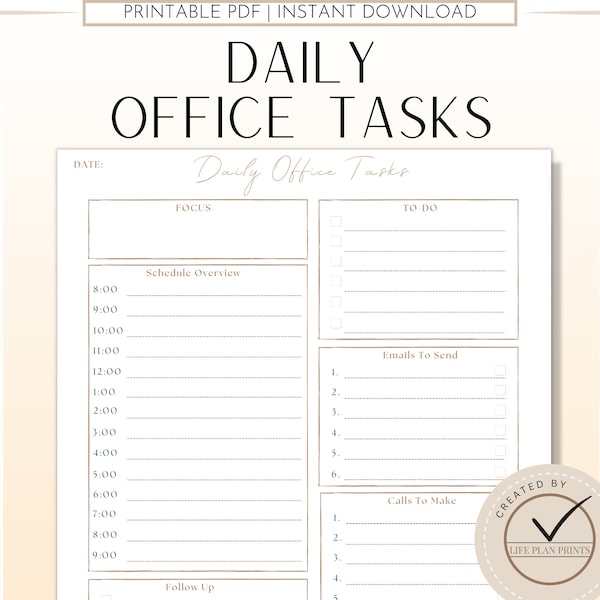Work Planner - Etsy