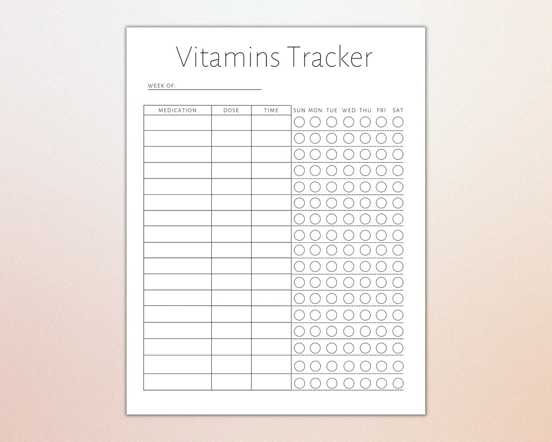 Printable Health Logs Pack Blood Pressure Log Blood Sugar Log ...