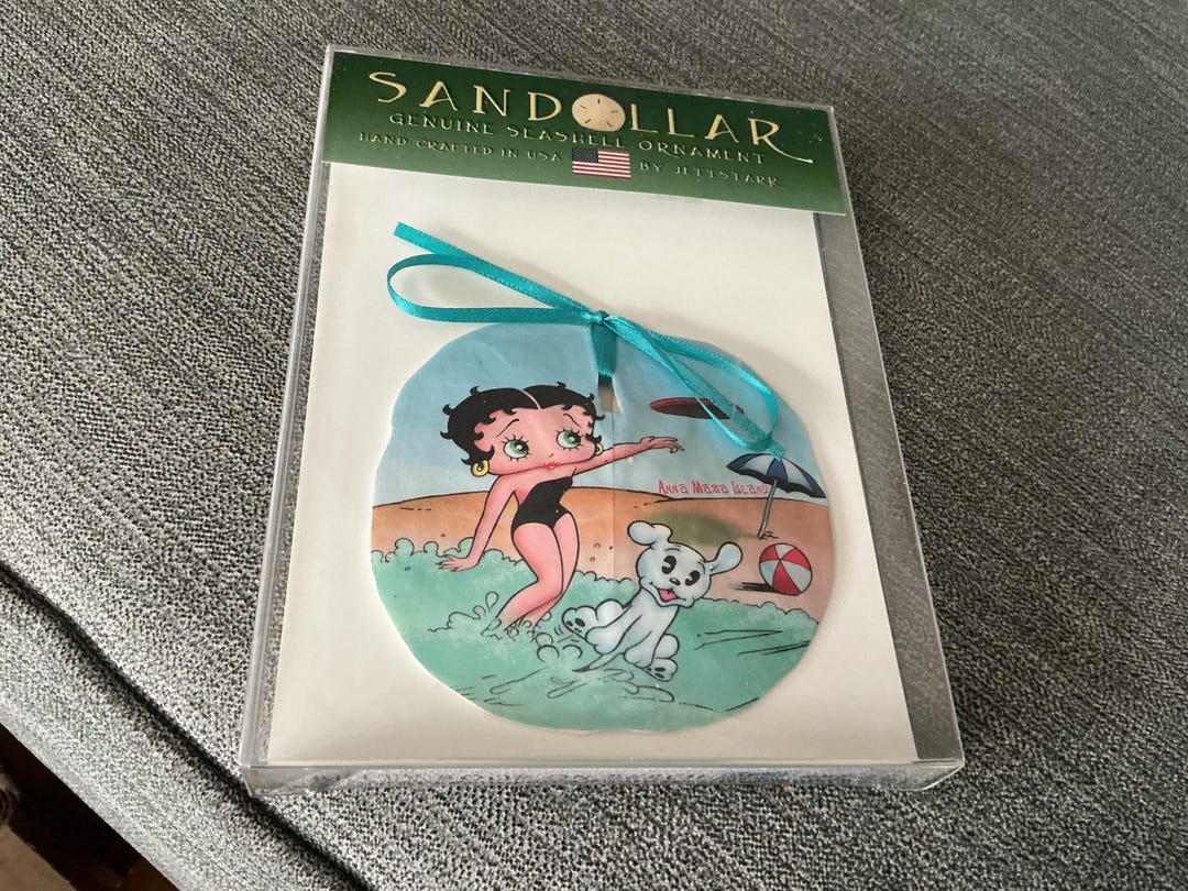 Adorno de dólar de arena de Betty Boop - Etsy México