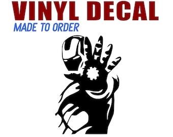 Iron Man Decal - Etsy