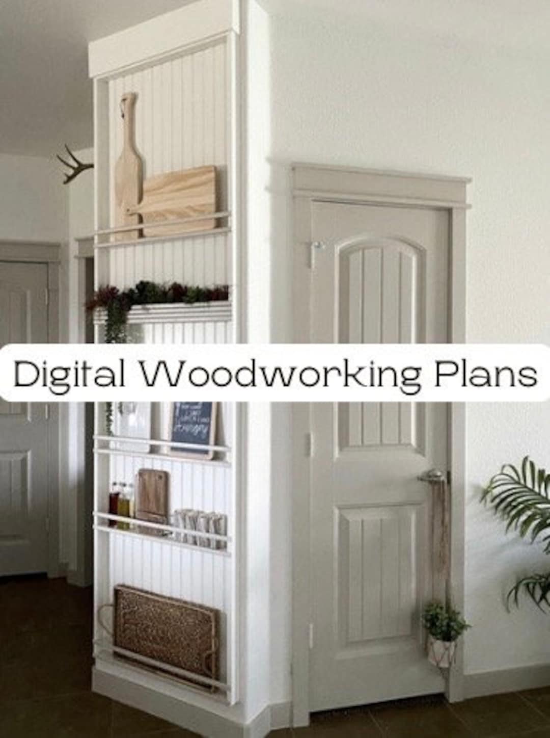 Decorative Custom Wall Rack Digital Woodworking Plans - Etsy