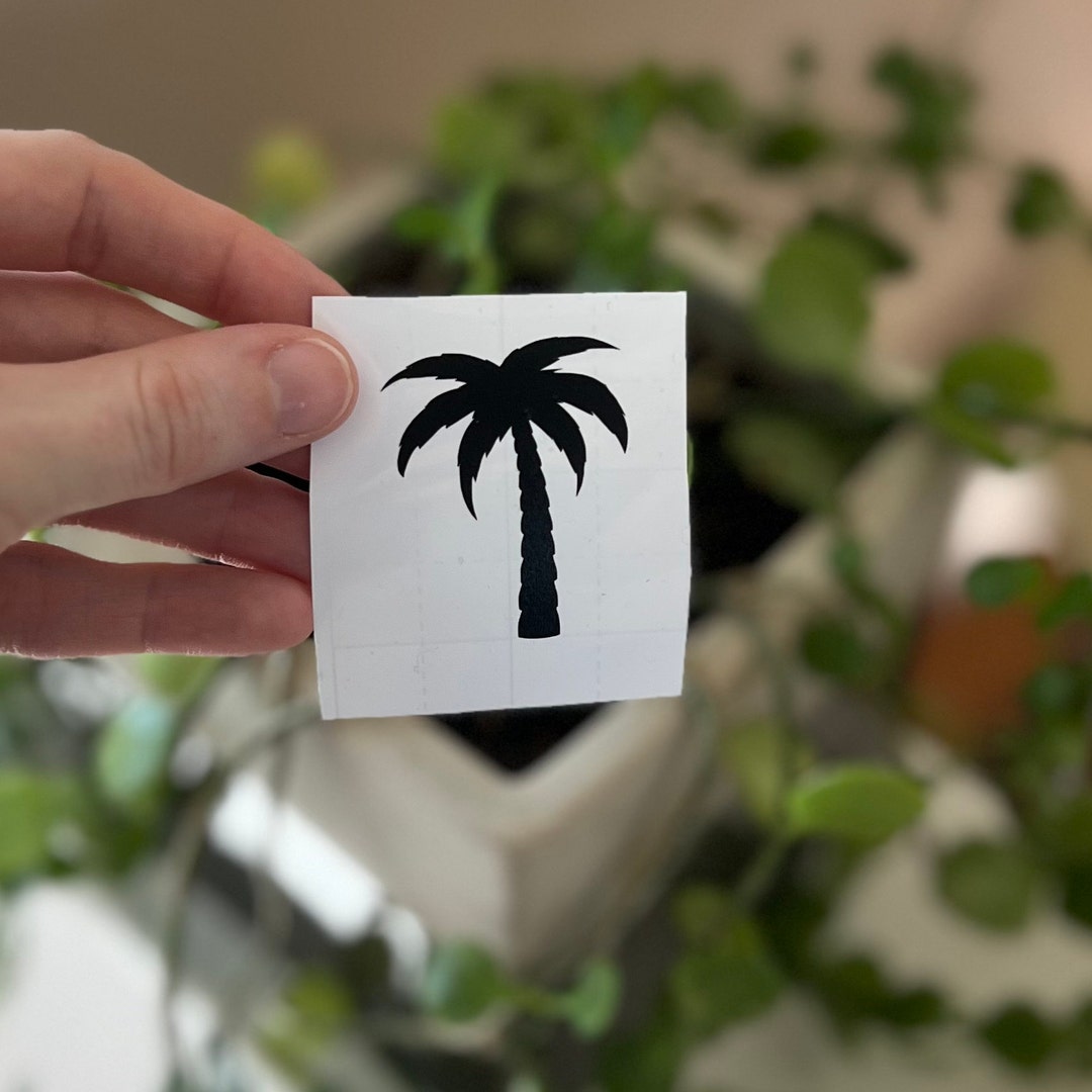 Palm Tree Decal Palm Tree Vinyl Decal Custom Decal Simple Decoration ...