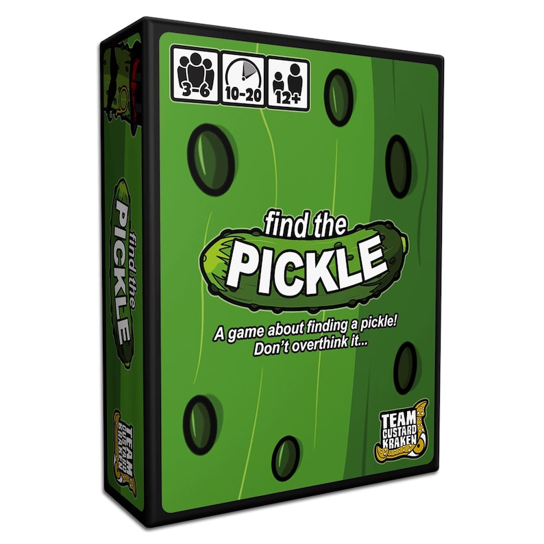 Find the Pickle - Card Game (3-6 Players / 10-20 Mins / Ages 12+) - Etsy UK