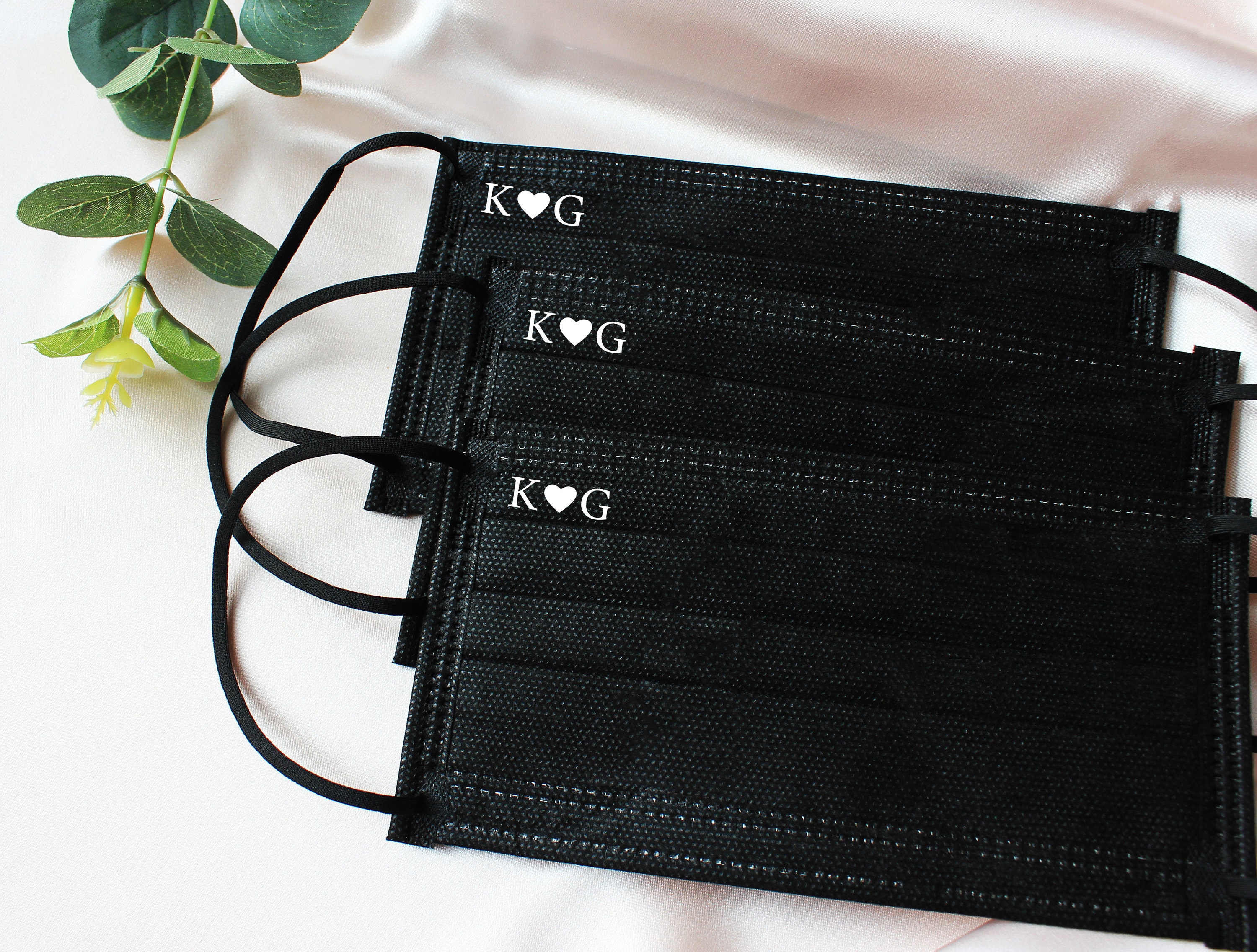 Disposable Wedding Masks for Guests Custom Disposable Mask - Etsy