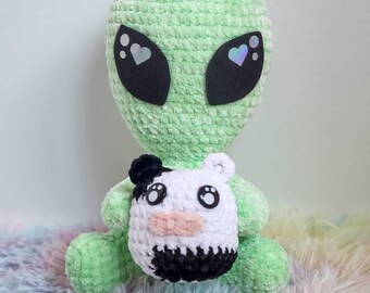 Alien Cow Plushie - Etsy