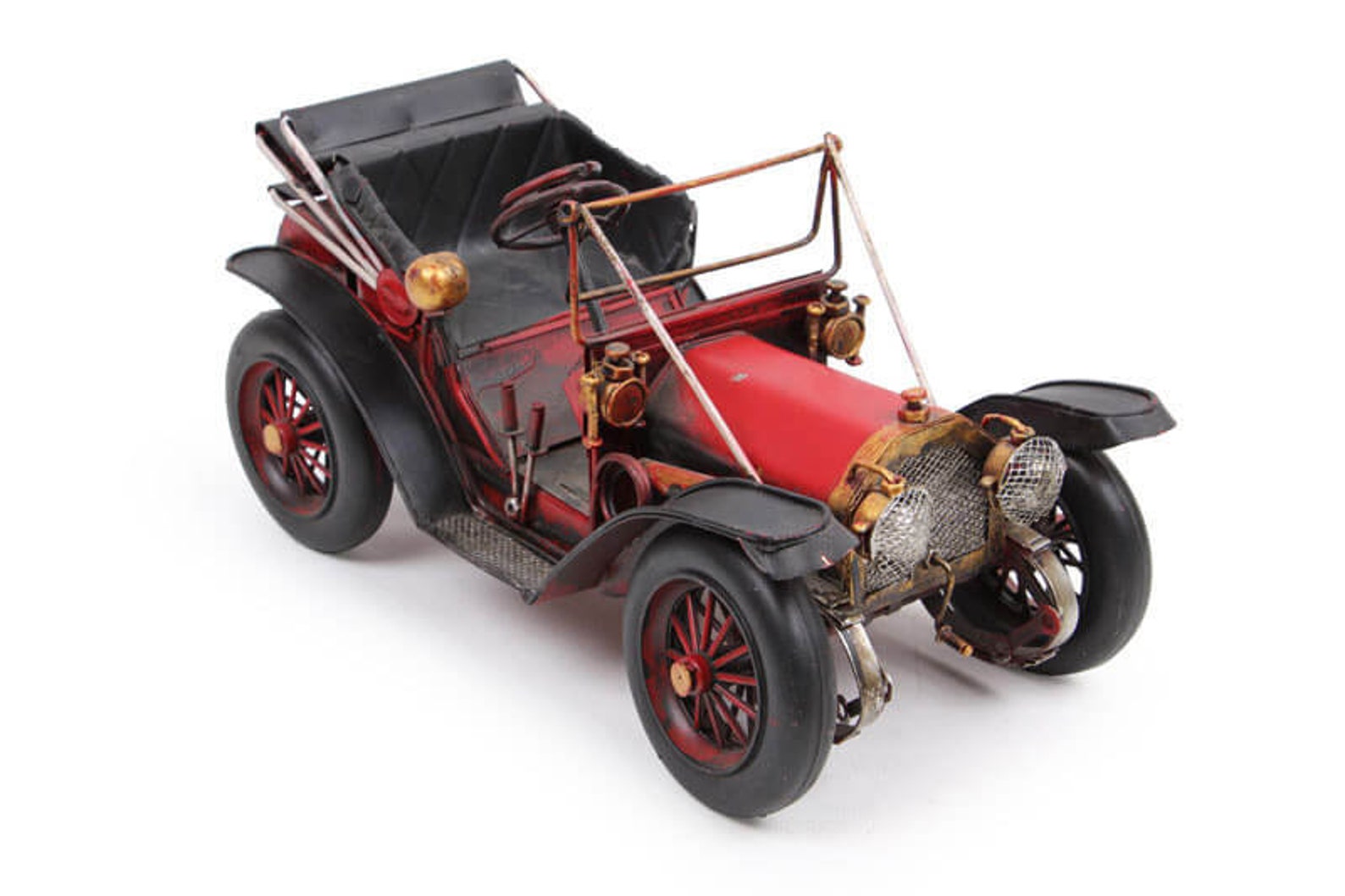 Handcrafted Vintage Ford T-bucket Model Car - Metal Classic Decor, Gift ...