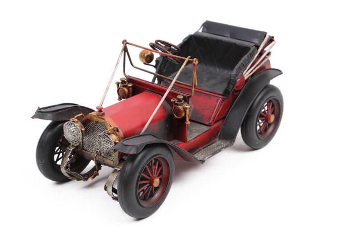 Handcrafted Vintage Ford T-bucket Model Car - Metal Classic Decor, Gift ...