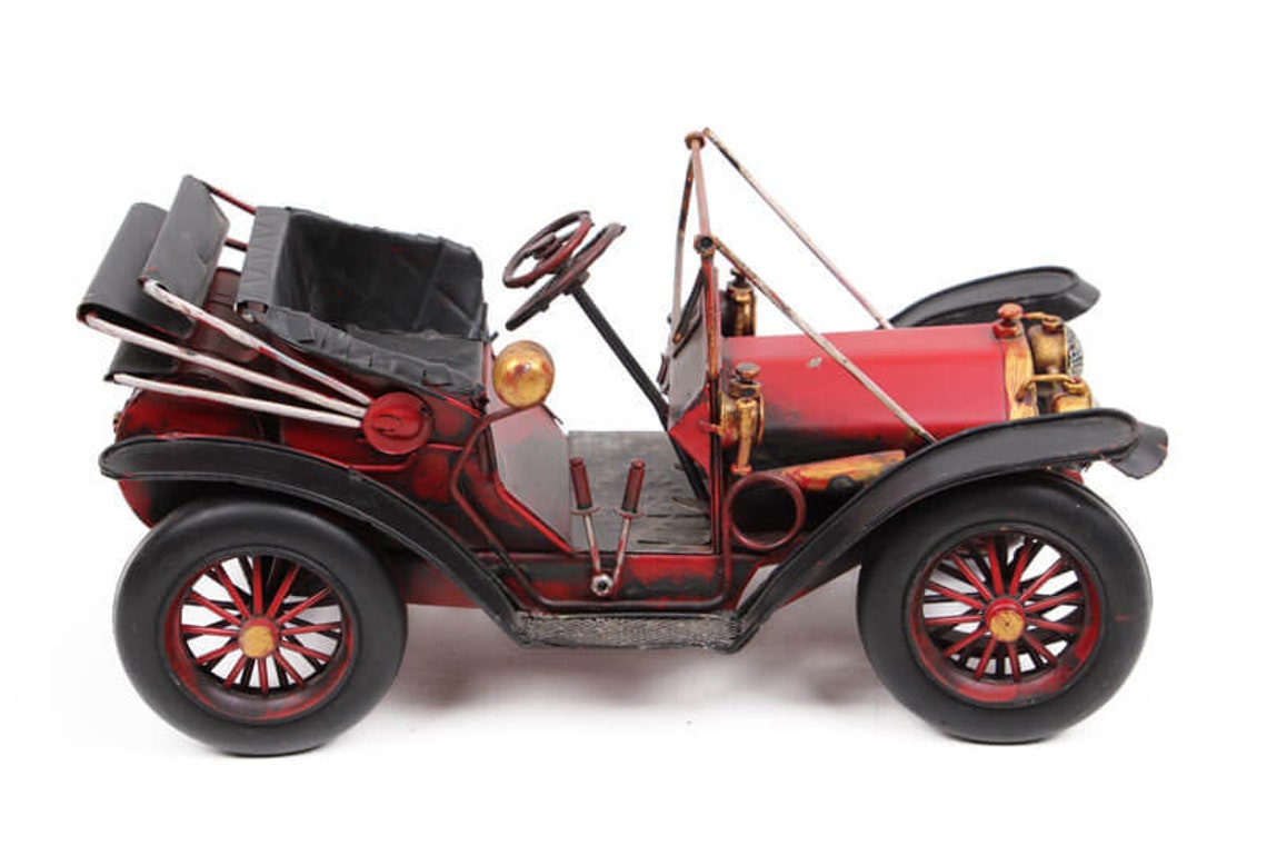 Handcrafted Vintage Ford T-bucket Model Car - Metal Classic Decor, Gift ...