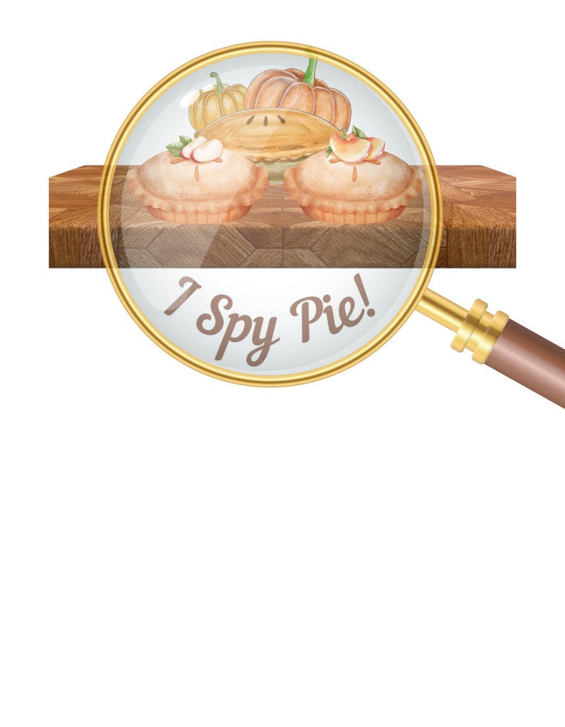 I Spy Pie! - Digital PNG File for Prints - Etsy