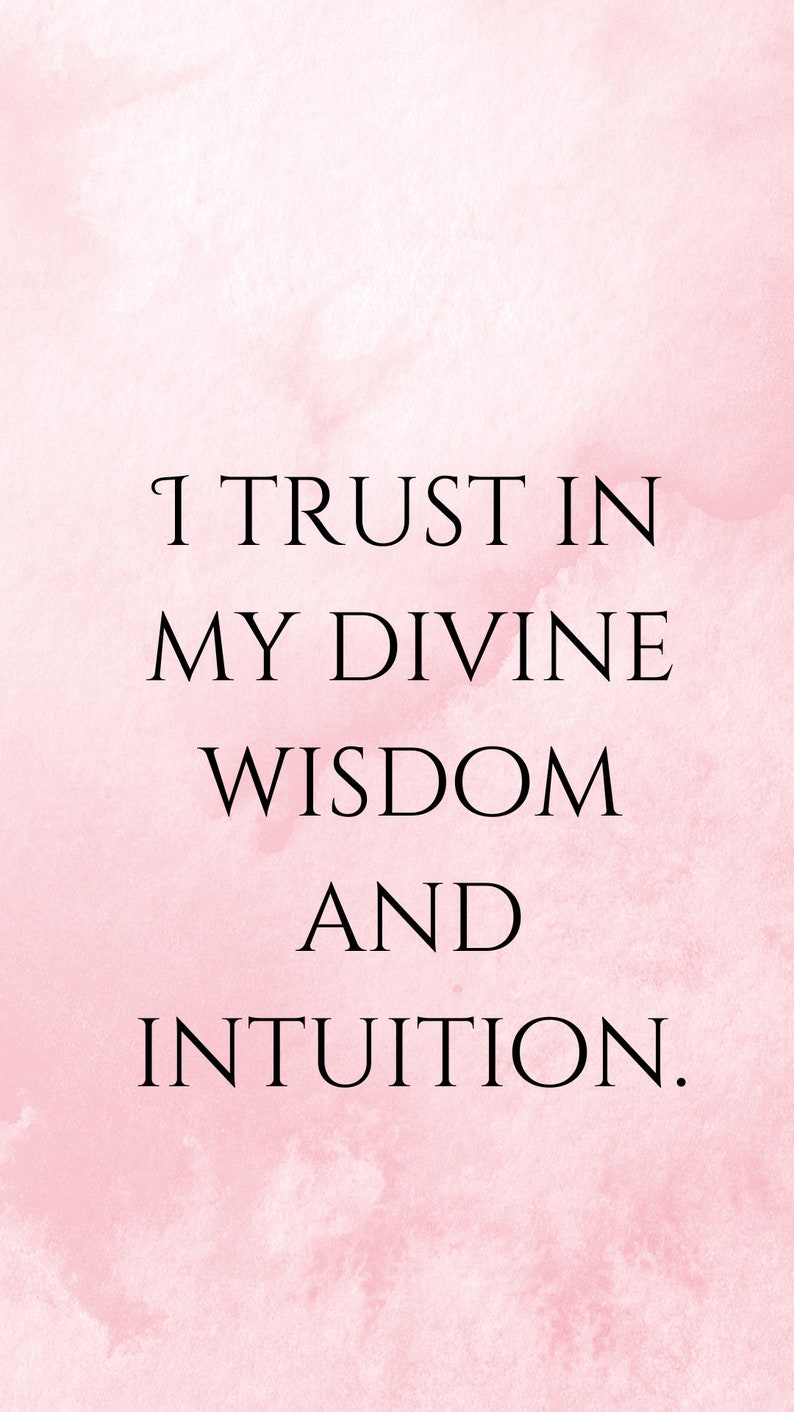 10 Feminine Divine Affirmations Digital Phone Screen Saver - Etsy