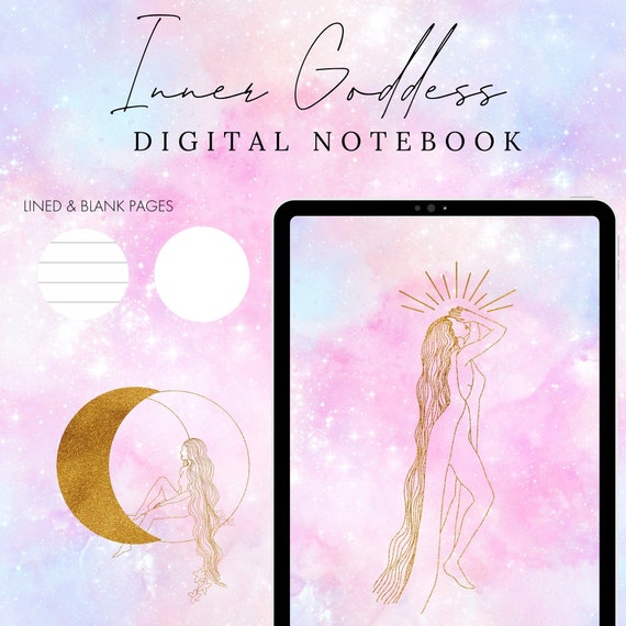 Inner Goddess Digital Journal - Etsy