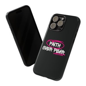 Faith Over Fear Christian Phone Case Grunge Christian Cover Jesus ...