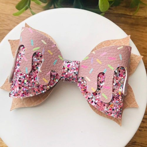 Ice Cream Hair Bow Ice Cream Bow Summer Ice Cream Cone - Etsy