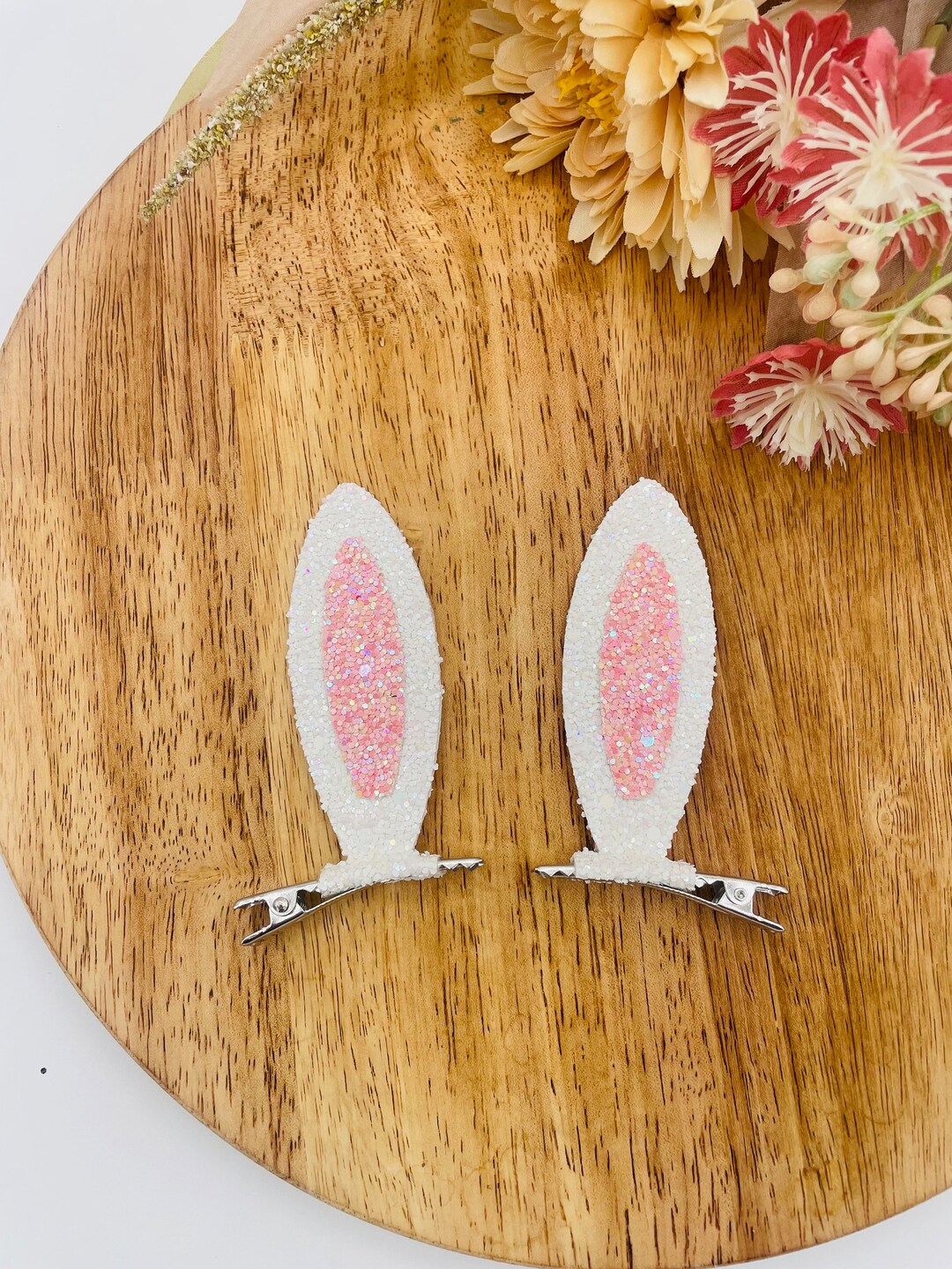 Easter Bunny Ears Hair Clips Clip on Bunny Ears - Etsy
