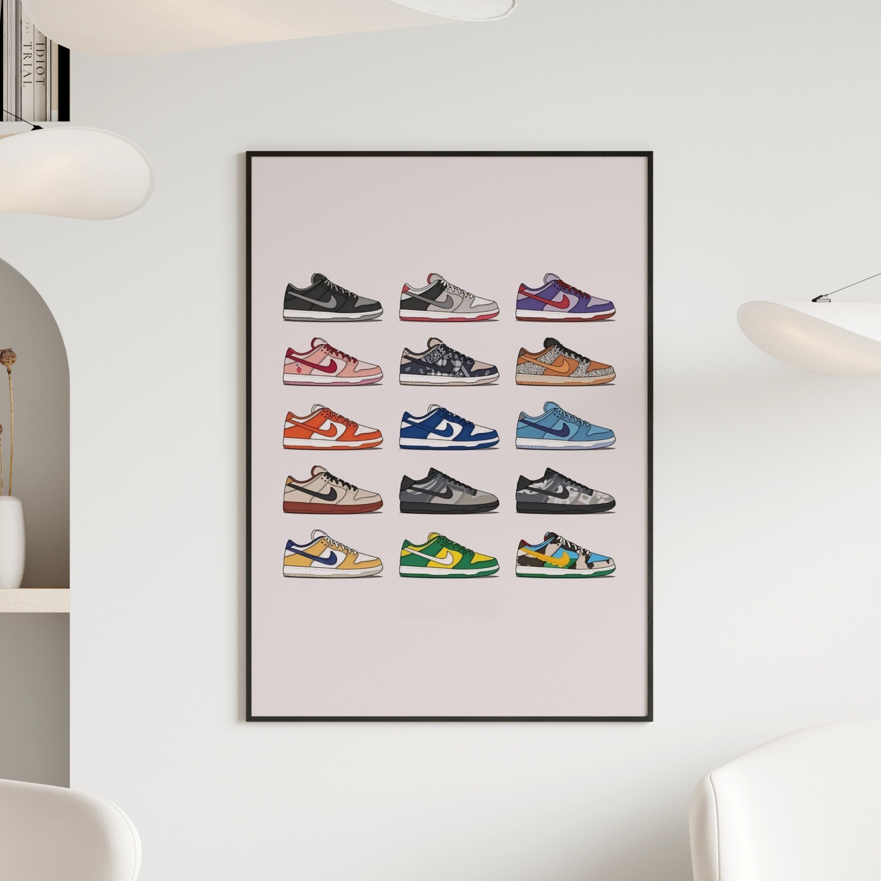Sneaker Poster, Sneaker Prints, Sneaker Wall Art, Sneaker Decor, Sneaker Decorations, Air Jordan ...