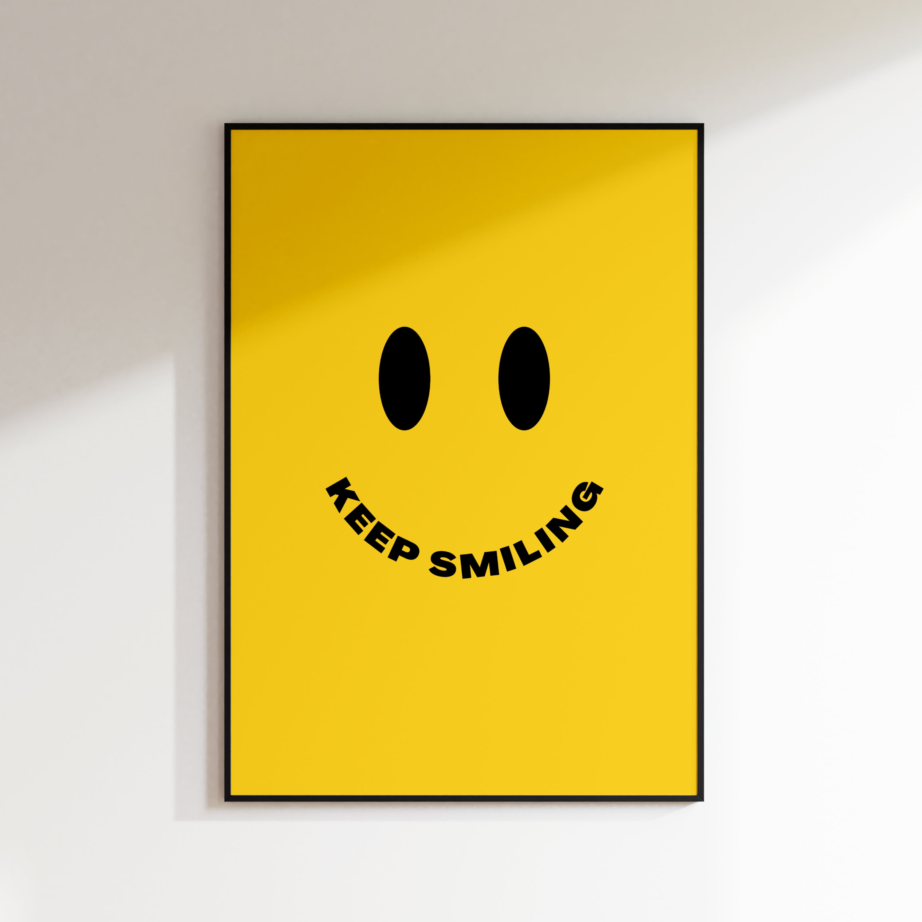 Motivational Quote, Keep Smiling Poster, Home Wall Decor, Motivation ...