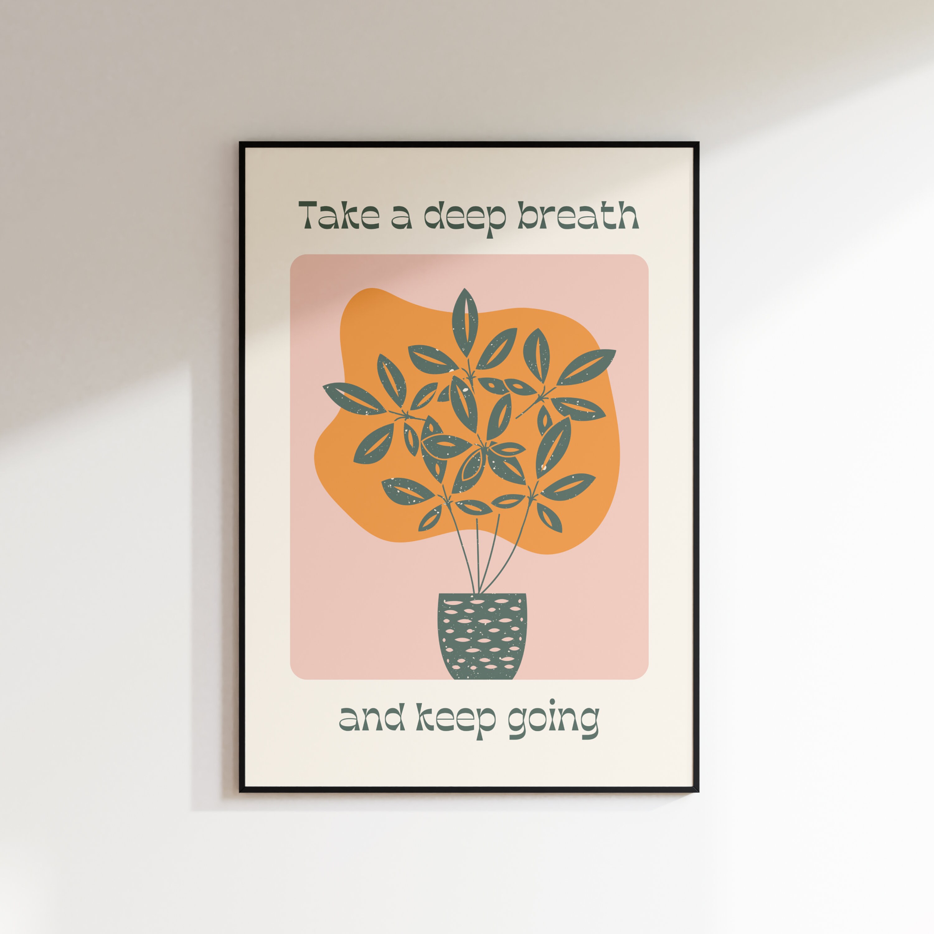 Positive Poster, Spiritual Wall Art, Daily Affirmation, Vintage Print ...